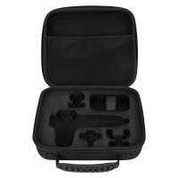 China Customizable Black EVA Massage Gun Case 26x24x9cm Shockproof Waterproof 1680D Polyester for sale