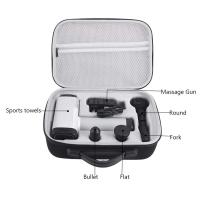 China OEM Anti Shock 900D Polyester Massage Gun Case EVA Hard Shell 26x24x9cm for sale