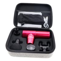 China Portable Hard Shell Massage Gun Case Durable Protective Organizer with Custom Foam Inserts 30x20x10cm for sale