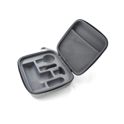 China Compact EVA Massage Gun Carrying Case Holds Gun and 4-6 Attachments Durable Protective Storage Organizer for sale