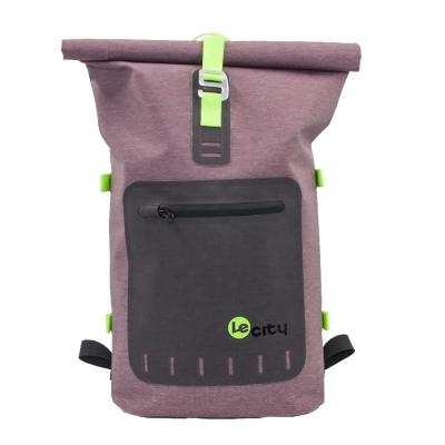 China 10L Waterproof Roll Top Backpack PVC Tarpaulin Hiking Dry Bag for Outdoor Sports for sale