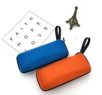 China EVA Hard Shell Glasses Case 168x68mm with Velvet Lining Customizable for sale