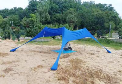 China UV Proof Lycra Beach Sunshade Tent UPF 50+ 180GSM Outdoor Portable Shelter for sale