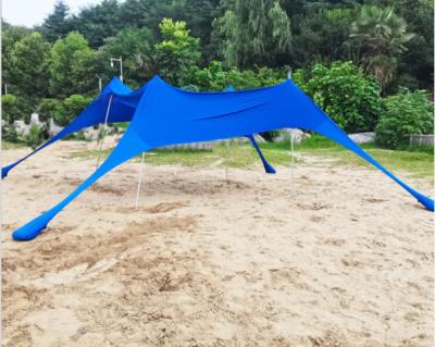 China UPF 50+ Outdoor Beach Sun Shade Canopy 180GSM Lycra Material 44x44 inch for sale