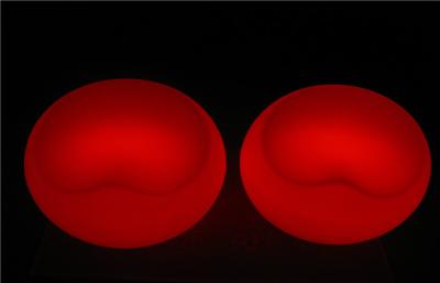 China Commercial Apple Shape LED Light Sofa DC 5V LED Lit Furniture Color Changing for sale