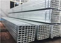 China 30mm Rectangular Gi Pipe Scaffolding 40x80mm BS 6363 BS EN10219 for sale