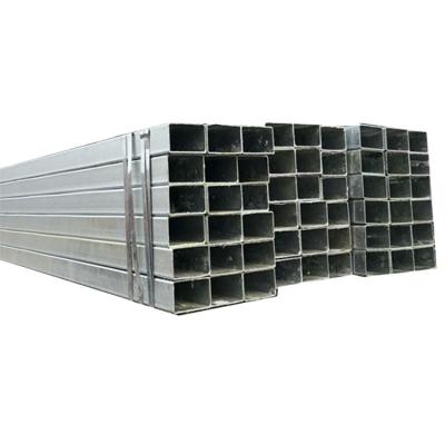 China 20x20mm Galvanized Steel Pipe DC01 DC03 1 Inch Gi Square Pipe Precision for sale