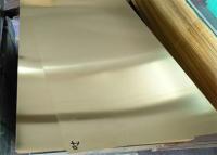 China 1000*2000mm Brass And Copper Alloy Plate 11000 C11300 C11400 for sale
