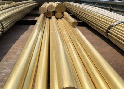 China Bright 8mm 1 Inch Solid Copper Rod Stock Sand Blast Cold Rolled for sale