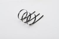 China 12mm 15mm Plastic Coated Stainless Steel Cable Ties for sale