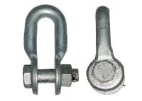 China Bolt Type Galvanized Anchor Shackle For Fiber Cable for sale