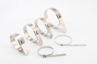China Ball Self Locking Stainless Steel Cable Tie 0.22 Inch for sale
