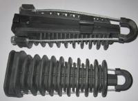 China Black Plastic Anchoring Clamp ADSS Cable Fittings for sale