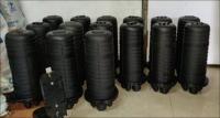 China Plastic Black Outdoor Fiber Splice Enclosure 10-12 Inch for sale