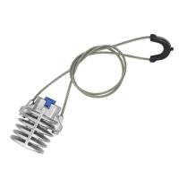 China Aluminium Alloy 7KN ADSS Anchor Clamp For Hanging Cable for sale