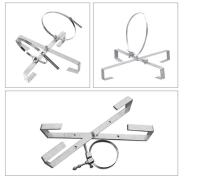 China Hot Dip Galvanized Steel OPGW Cable Fittings , Fiber Cable Storage Bracket for sale