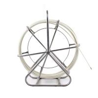 China White ABS Plastic 8mm FRP Duct Rodder For Garden for sale