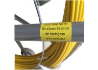 China 14MMx300M Fiberglass Duct Rodder , Underground Cable Pulling Duct Rod for sale