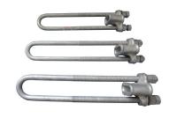 China Stainless Steel Wedge Type Tension Clamp For Short Span ADSS for sale