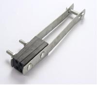 China Plastic 15KN ADSS Cable Tension Clamp Aerial Fiber Optic Accesssories for sale