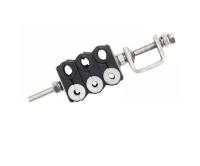 China Rubber OPGW Cable Down Lead Clamp For Tower Use for sale