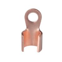 China OT Type Electric Power Fitting Copper Connectors Open Lug for sale