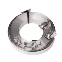 China SS201 304 316 Stainless Steel Strapping Clips For Pole Strap for sale
