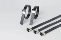 China Epoxy Coated Self Locking Stainless Steel Cable Tie 250lbs for sale