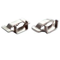 China SS202 High Strength Banding Strap Clips 0.4mm 1.5mm for sale