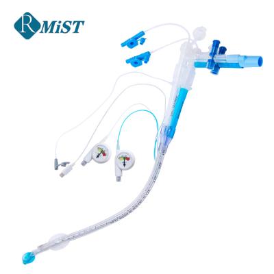 China ICU Double Lumen Cuffed Tracheostomy Tube with 3-Year Shelf Life and 380x150x135mm Packaging for sale