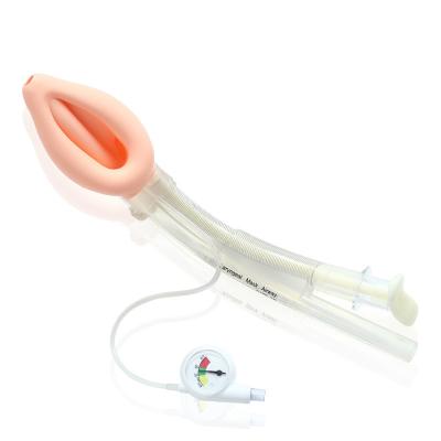 China Disposable Silicone Dual Lumen Laryngeal Mask Airway with Intracuff Pressure Indicator - 8 Sizes (1.0#-6.0#) for Emergency & ICU Use for sale