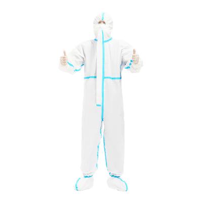 China Microporous Disposable Medical Protective Clothing with Zipper - Full Body PPE with 2200 m² Manufacturing Facility for sale