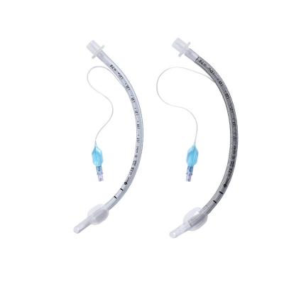 China Medical PVC Suction Lumen Endotracheal Tube Cuffed Uncuffed Size 6.0-8.5mm Individual PE Bag for sale