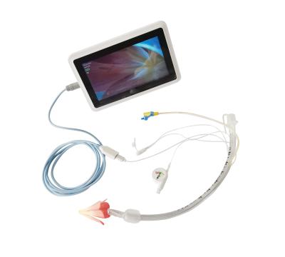 China 8.5mm PVC Cuffed Video Endotracheal Tube with Suction Lumen for Airway Management for sale
