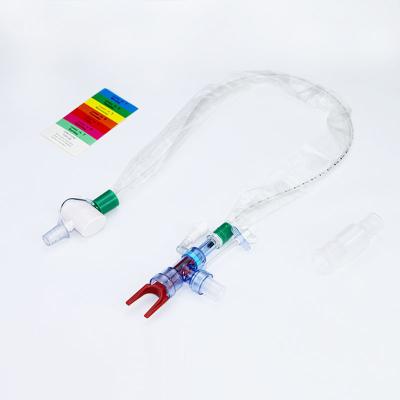 China Closed Nasal Suction Catheter No 14 Cannula Sterilized EO Gamma Ray with 3-Year Shelf Life and ISO13485 Certification for sale