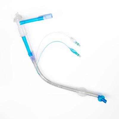 China FR28-FR41 Endotracheal Double Lumen Tube - Medical Grade PVC, Class II, 3-Year Shelf Life for sale