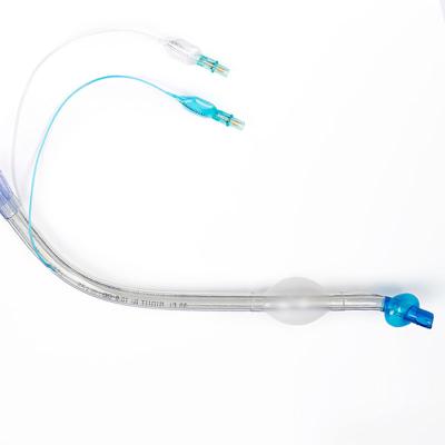 China Double Lumen Endobronchial Tube Medical Grade PVC 28F to 41F Sterile Single Use CE ISO for sale