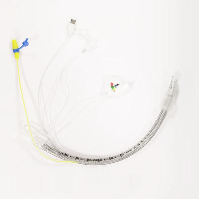 China EO Sterilized Silicone PVC Double Lumen Endotracheal Tube 1.0#-6.0# Size Range for Anesthesiology Intubation for sale