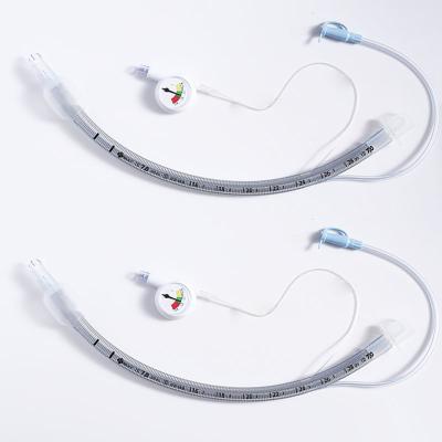 China Disposable Reinforced Endotracheal Tube Medical PVC 2.0-10.0mm ISO13485 Cuffed with Murphy Eye for sale
