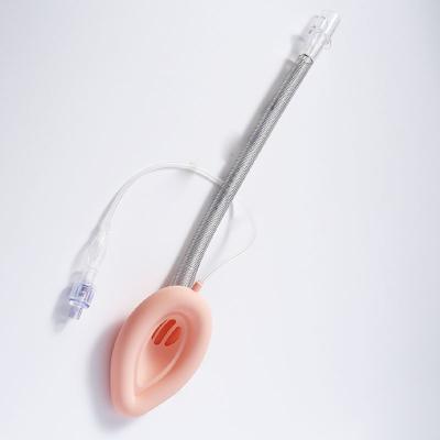 China Reusable Silicone Reinforced Laryngeal Mask Airway Size 1-5 with Pilot Balloon for sale