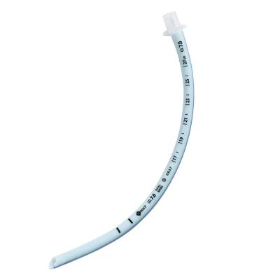 China CE Certified Blue Uncuffed Endotracheal Tube Pediatric Size Range Clear Depth Markers Medical Grade PVC for sale