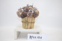 China Handmade Natural Christmas Bouquet Decoration 30cm Festive Home Decor for sale