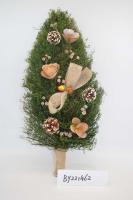 China Handmade Natural Christmas Bouquet Decoration 30cm Festive Home Decor for sale