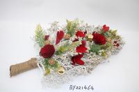 China Handmade Natural Christmas Bouquet Decoration 30cm Festive Home Decor for sale