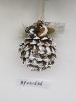 China Customized Christmas Acorn Pendant Decoration for Festival Party Hanging Ornament 5cm for sale