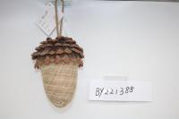China Customized Christmas Acorn Pendant Decoration for Festival Decor 5cm for sale