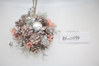 China Customized Christmas Acorn Pendant Decoration for Festival Decor 5cm for sale
