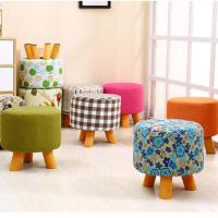 China Solid Wood Animal Shape Shoe Stool Modern Cute Small Chair 30cm Height for Home Use for sale