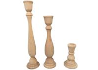 China Handcrafted Wooden Candle Holder Home Decor Statue Carved Figurine Ornament 15cm for sale