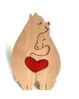 China Eco-Friendly Wooden 3D Building Blocks Creative DIY Art Toy Home Ornament Decoration Solid Wood Gift for Kids for sale